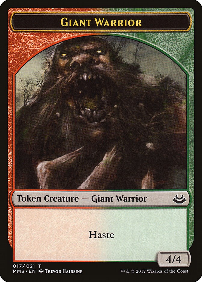 Giant Warrior Token - Modern Masters 2017 - Magic: The Gathering