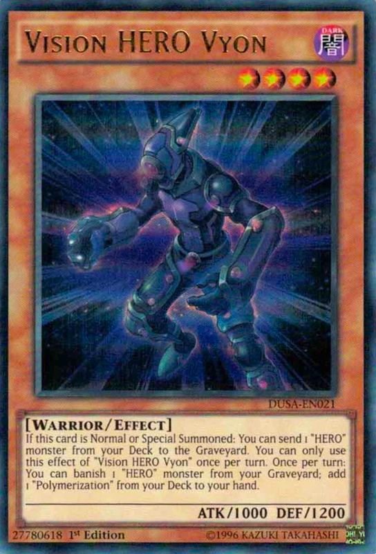 Vision HERO Vyon - Duelist Saga - YuGiOh