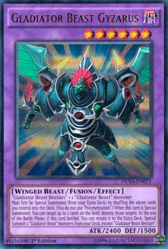 Gladiator Beast Gyzarus - Duelist Saga - YuGiOh