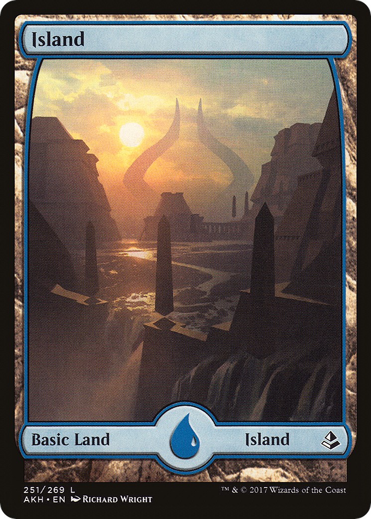 Island (251) - Full Art - Amonkhet - Magic: The Gathering