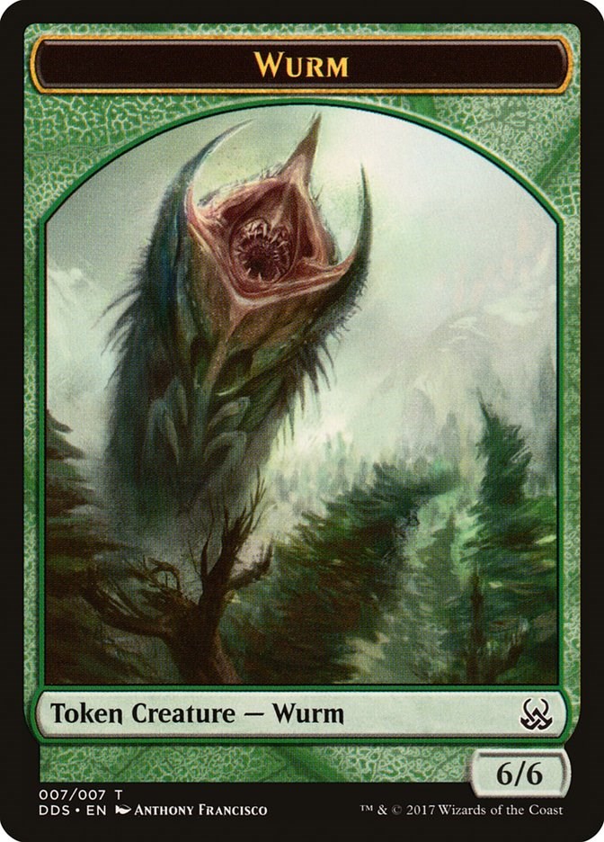 Wurm Token - Duel Decks: Mind vs. Might - Magic: The Gathering
