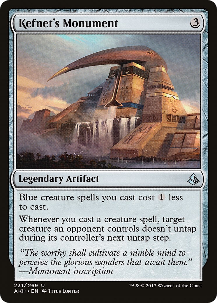 Kefnet's Monument - Amonkhet - Magic: The Gathering