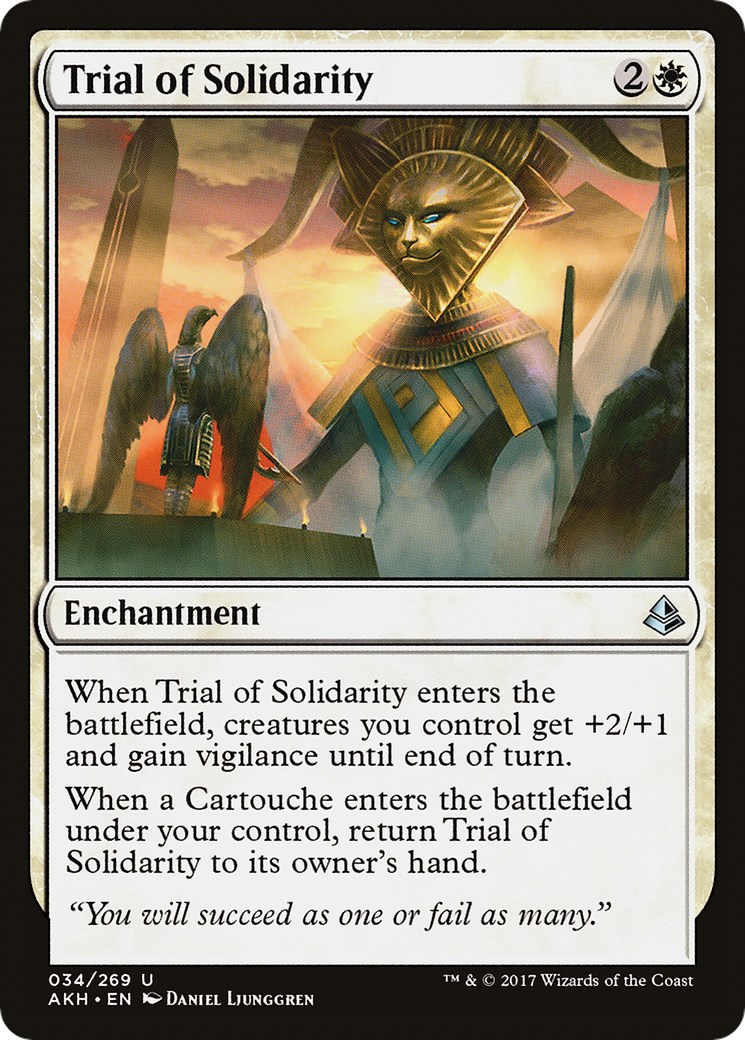 Trial of Solidarity - Amonkhet - Magic: The Gathering