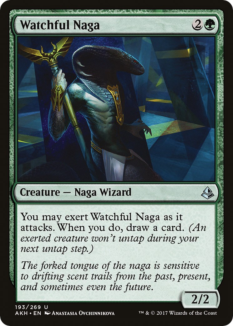 Watchful Naga - Amonkhet - Magic: The Gathering