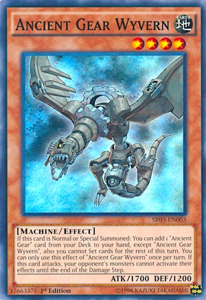 Ancient Gear Wyvern - Structure Deck: Machine Reactor - YuGiOh