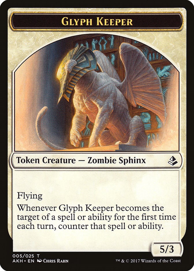 Glyph Keeper Token - Amonkhet - Magic: The Gathering