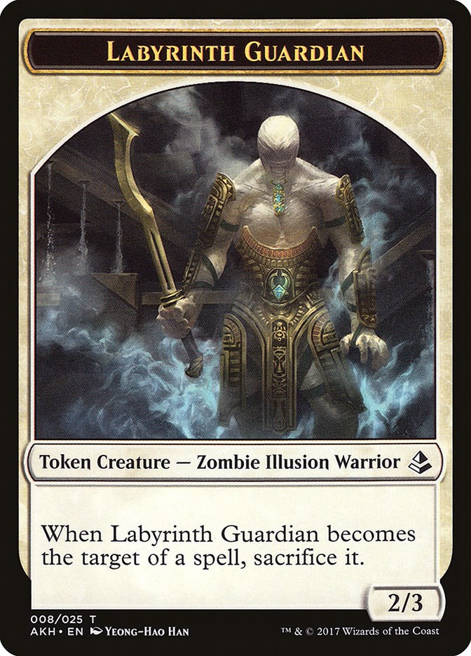 Labyrinth Guardian Token - Amonkhet - Magic: The Gathering