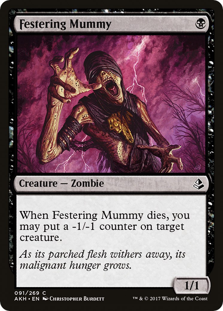 Festering Mummy - Amonkhet - Magic: The Gathering