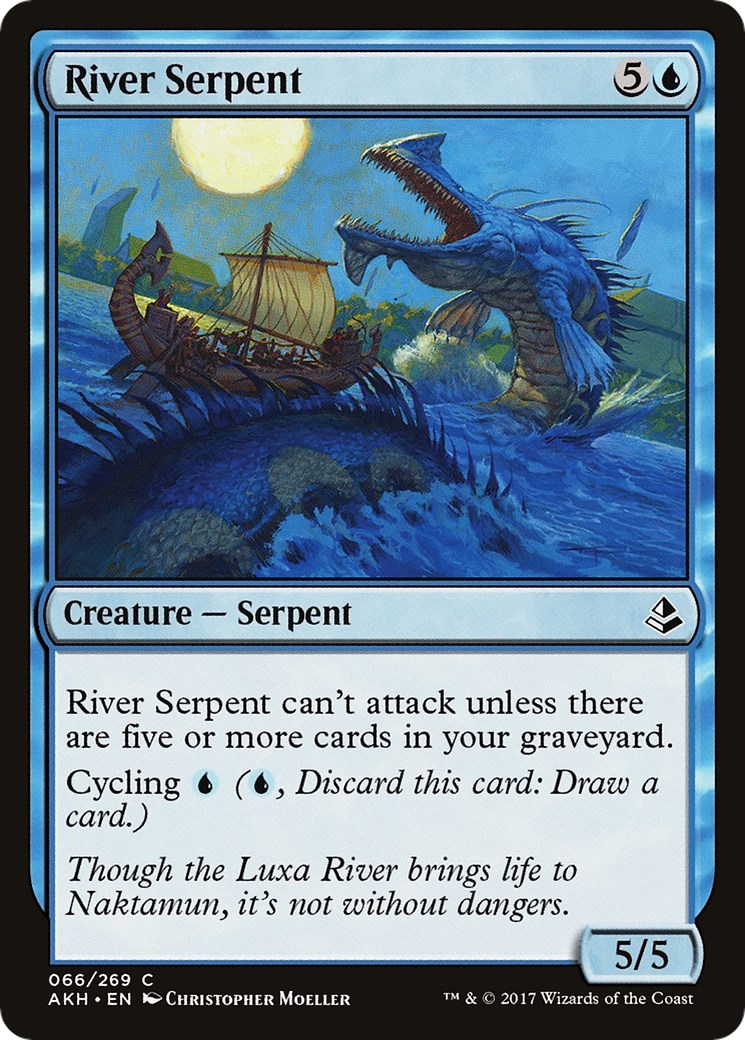 River Serpent - Amonkhet - Magic: The Gathering