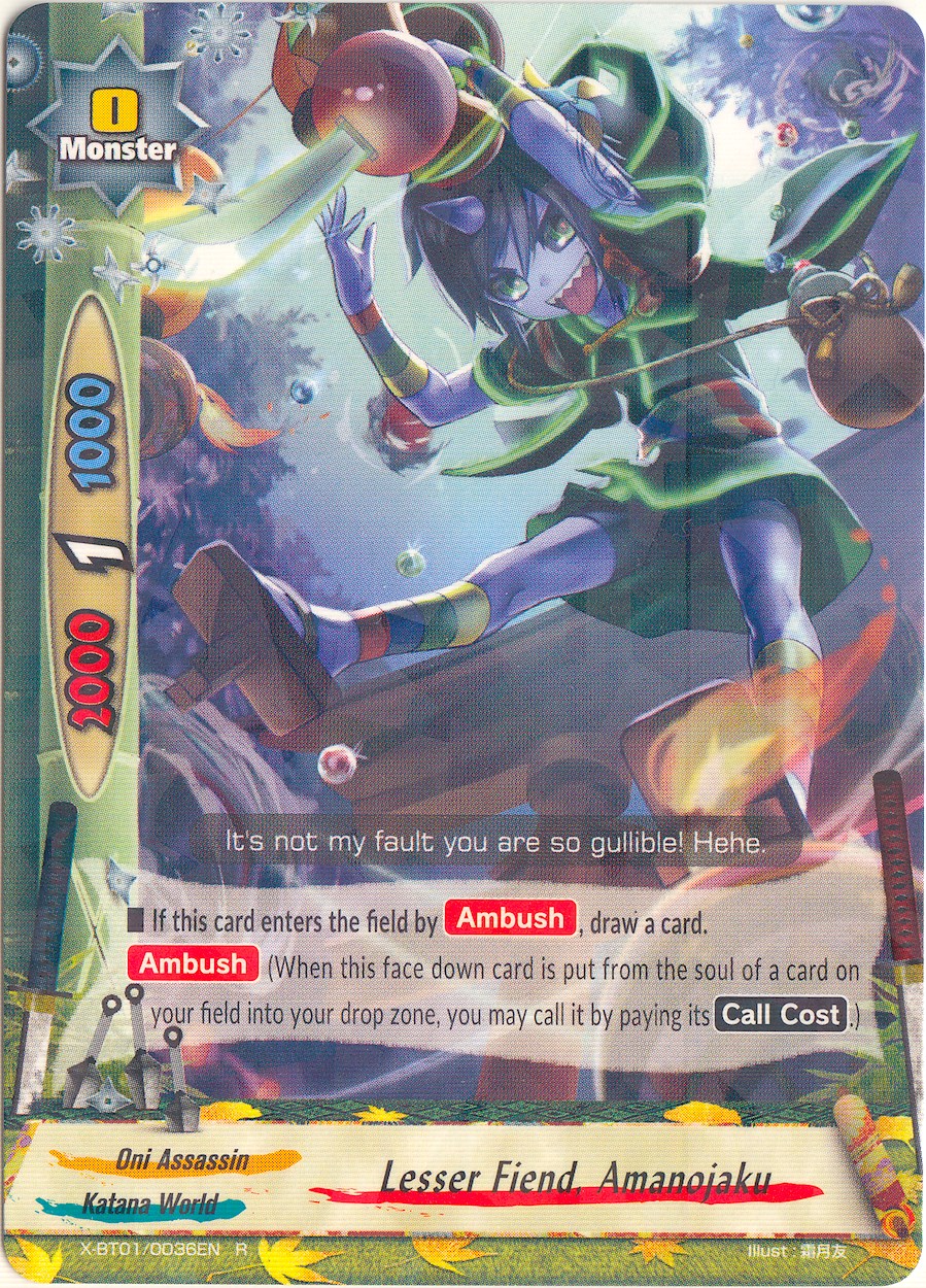 Lesser Fiend, Amanojaku - The Dark Lord's Rebirth! - Future Card BuddyFight