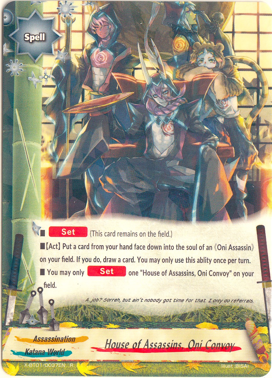 House of Assassins, Oni Convoy - The Dark Lord's Rebirth! - Future Card ...