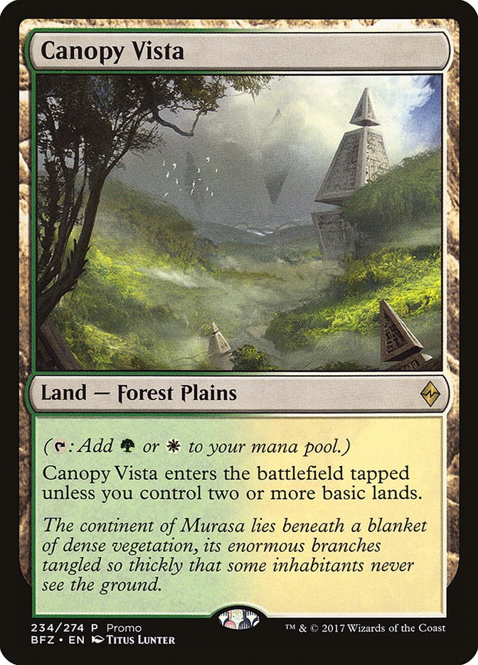 Canopy Vista - Standard Showdown Promos - Magic: The Gathering