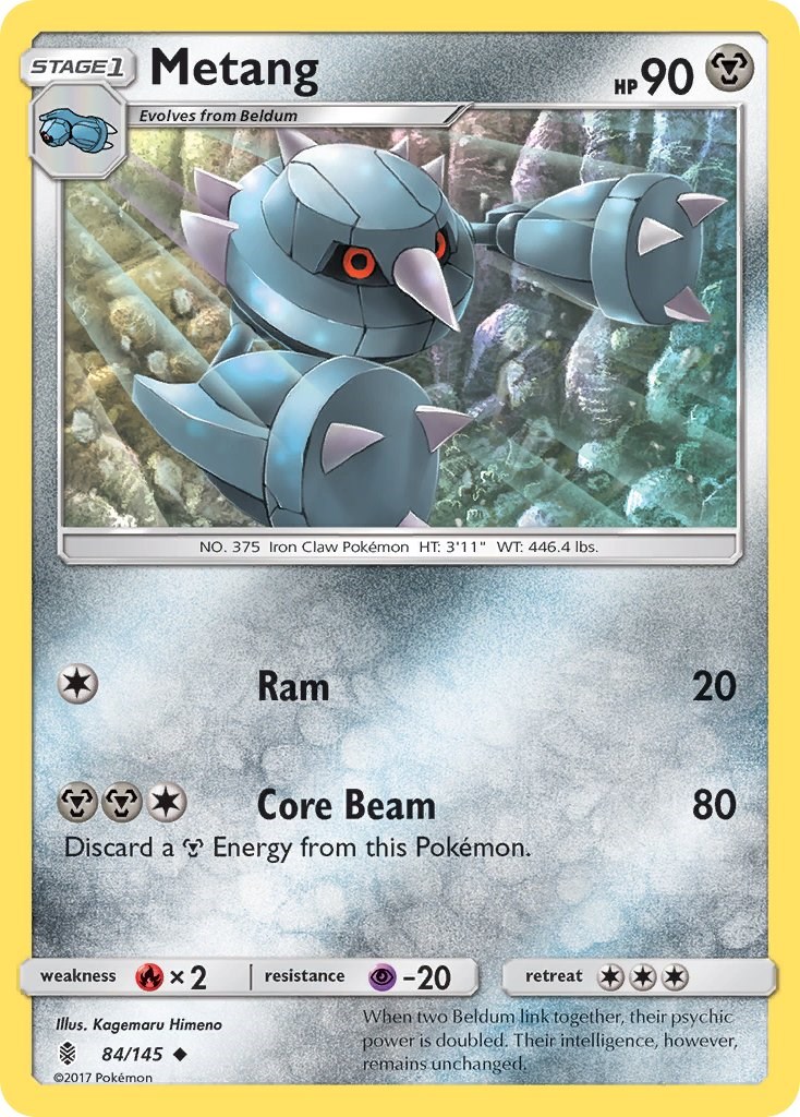 Metang - SM - Guardians Rising - Pokemon