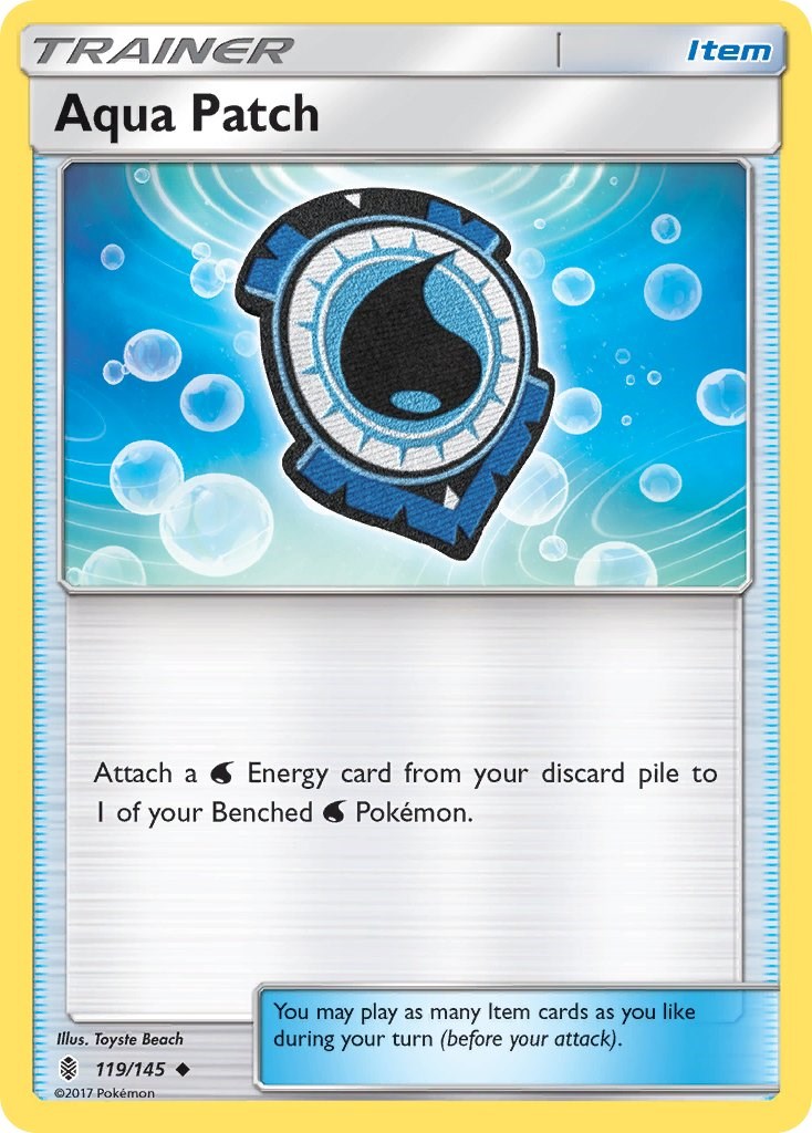 Aqua Patch - SM - Guardians Rising - Pokemon