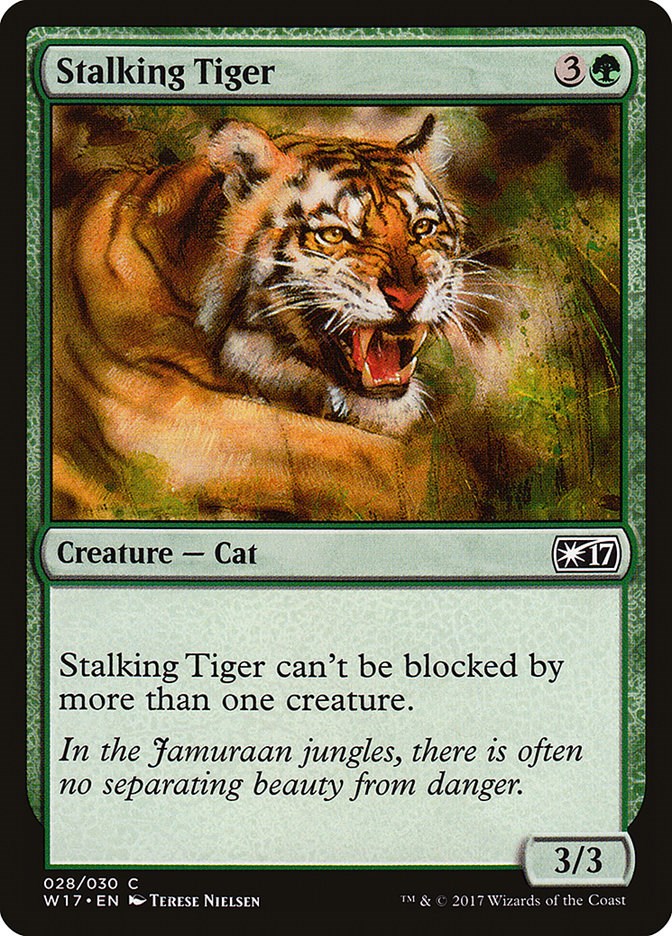 Stalking Tiger - Welcome Deck 2017 - Magic: The Gathering