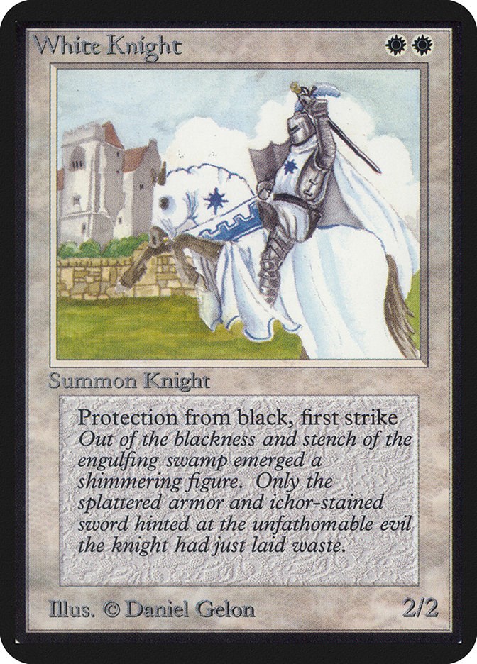 White Knight - Alpha Edition - Magic: The Gathering