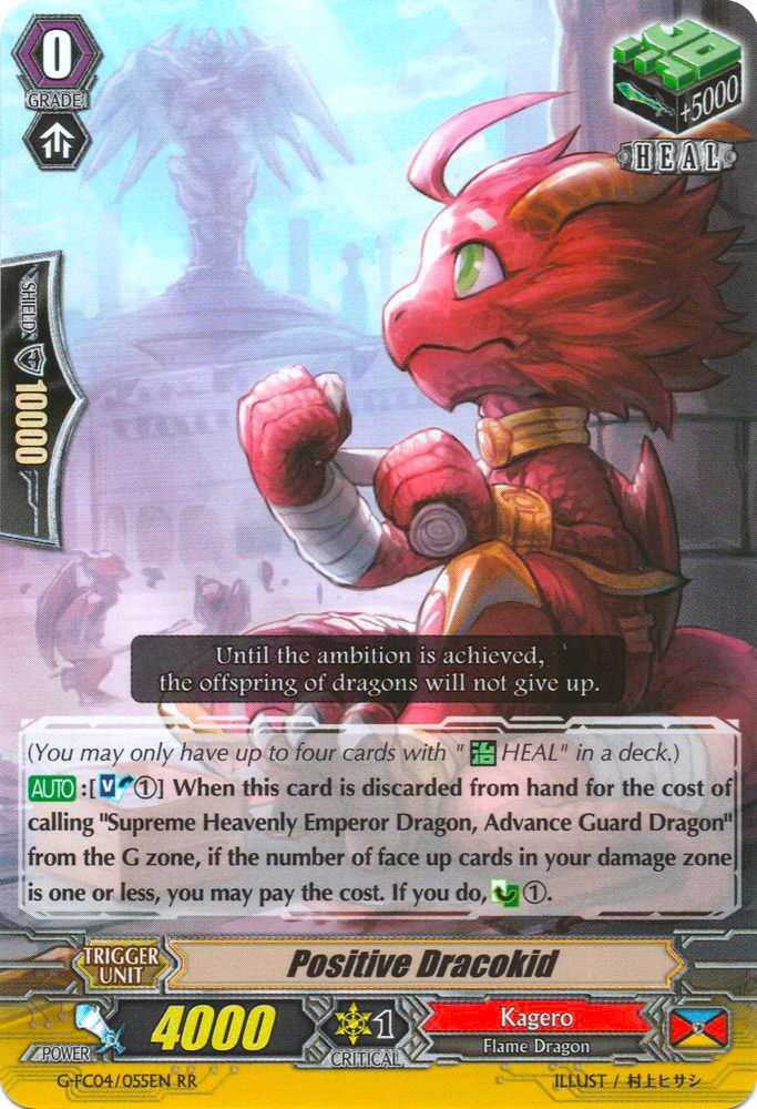 Positive Dracokid Fighters Collection 2017 Cardfight Vanguard