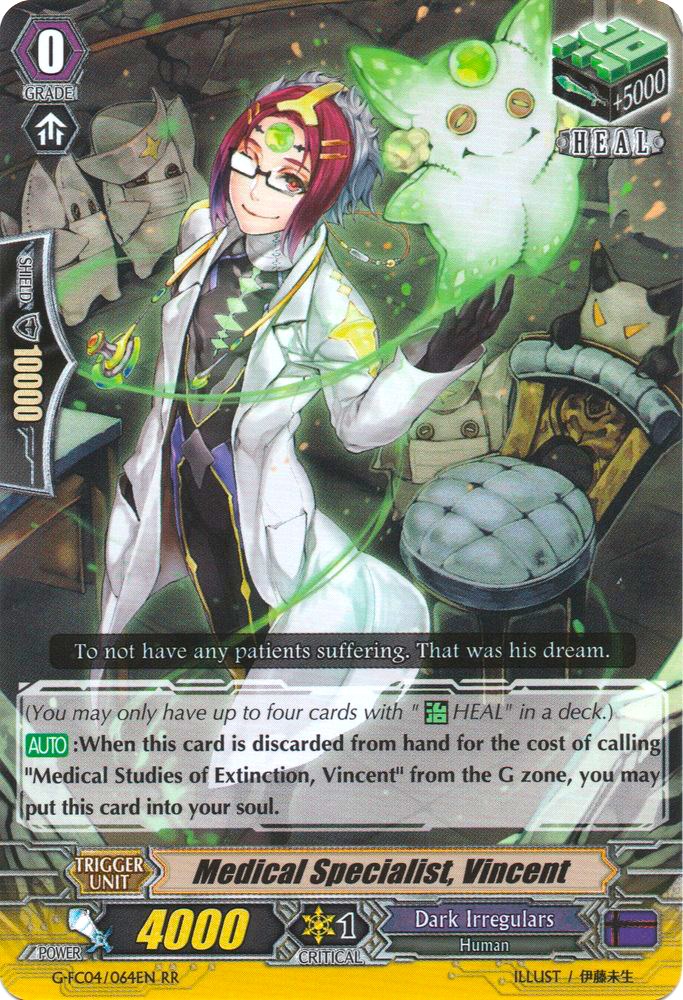Medical Specialist, Vincent - Fighters Collection 2017 - Cardfight Vanguard