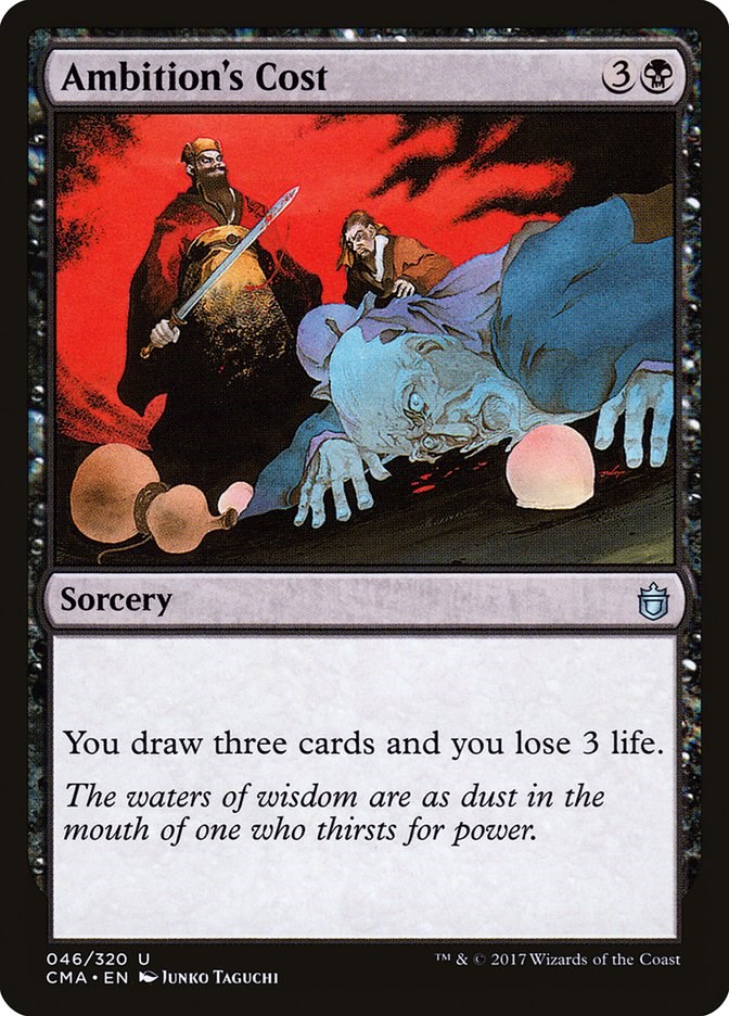 Ambition's Cost - Commander Anthology - Magic: The Gathering