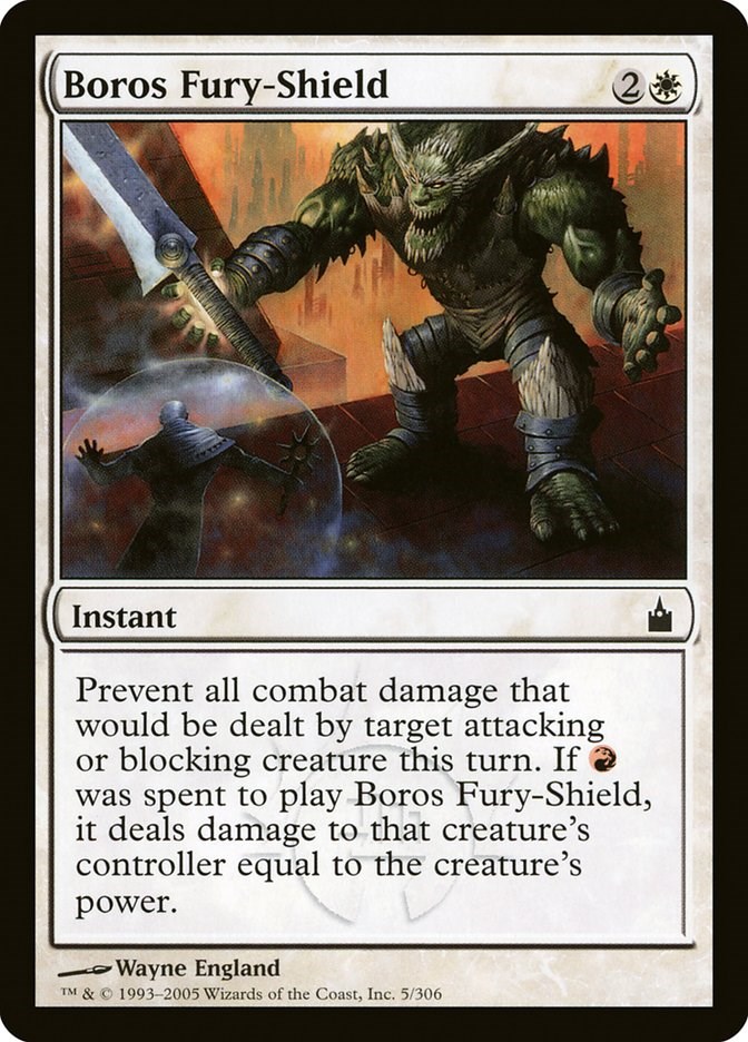 Boros Fury-Shield - Ravnica: City of Guilds - Magic: The Gathering