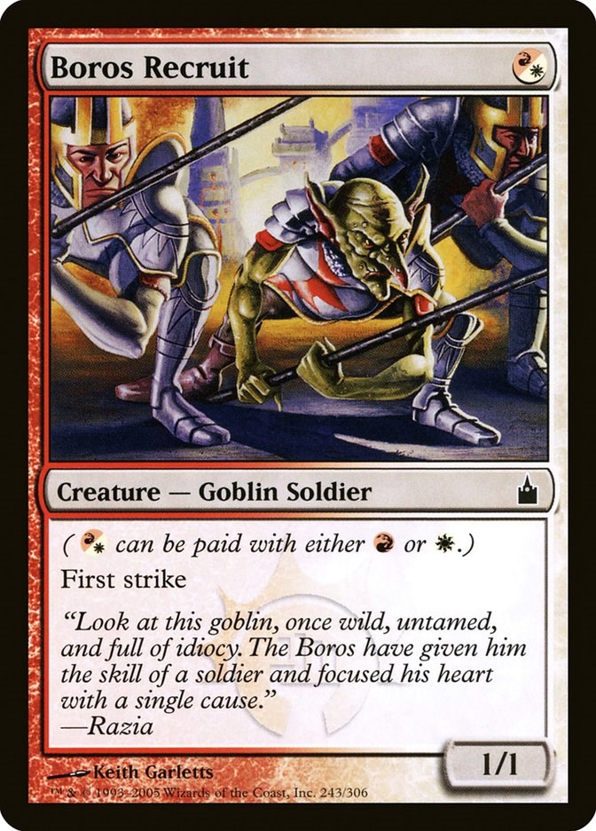 Boros Recruit - Ravnica: City of Guilds - Magic: The Gathering