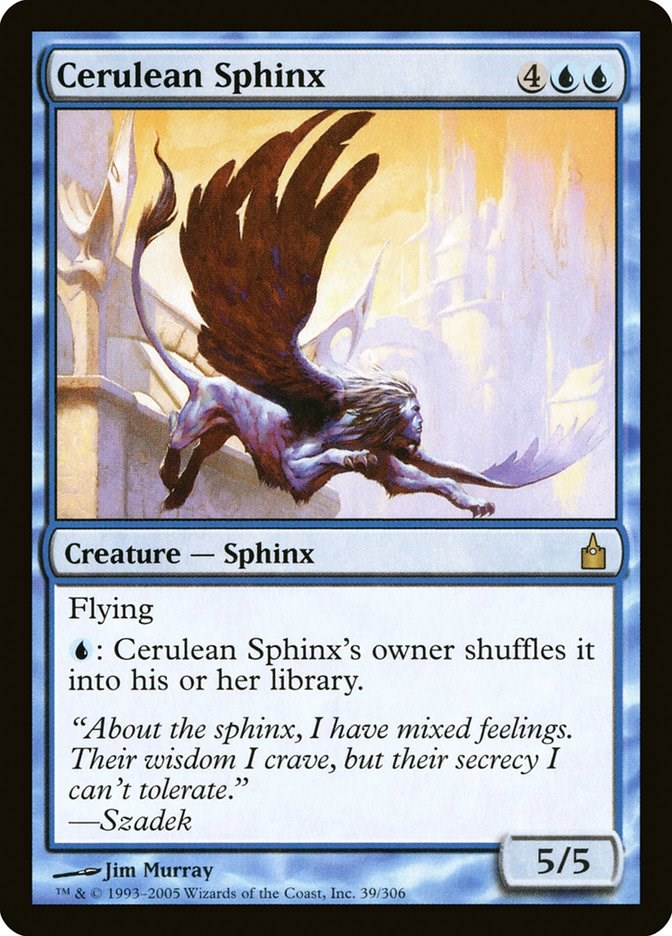 Cerulean Sphinx - Ravnica: City of Guilds - Magic: The Gathering
