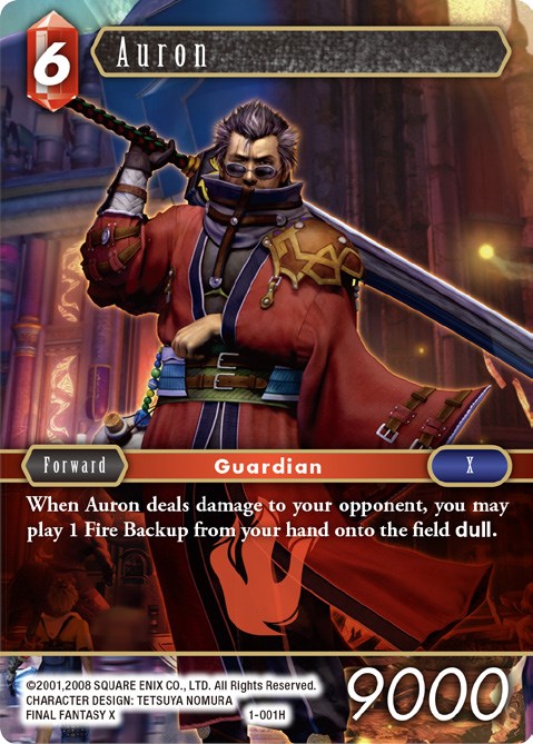 Auron (Hero) - Opus I - Final Fantasy TCG