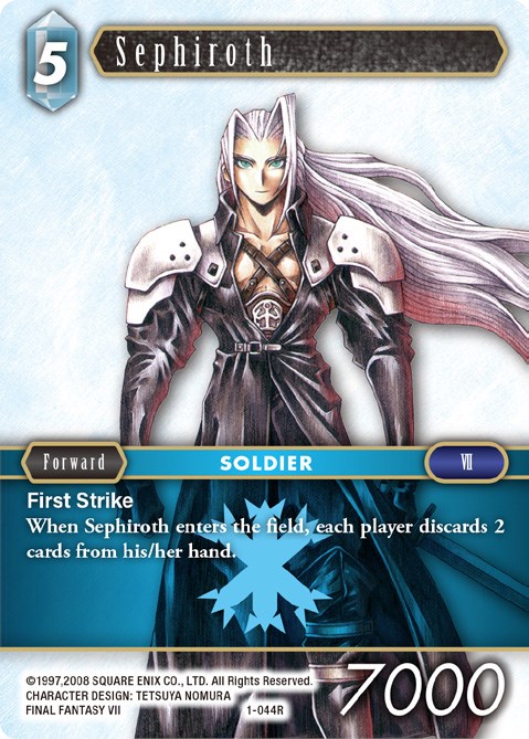 Sephiroth (Rare) - Opus I - Final Fantasy TCG