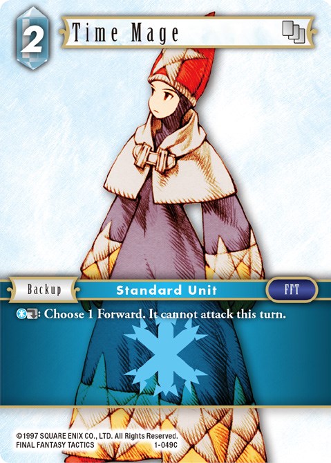 Time Mage - Opus I - Final Fantasy TCG