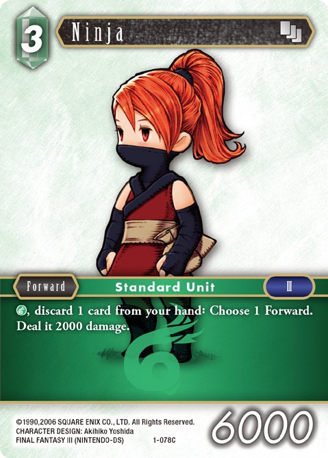 Ninja (Refia) - Opus I - Final Fantasy TCG