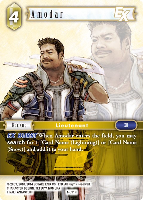 Amodar EX - Opus I - Final Fantasy TCG