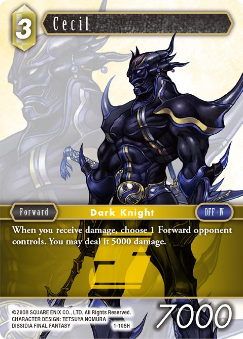 Cecil (Hero) - Opus I - Final Fantasy TCG
