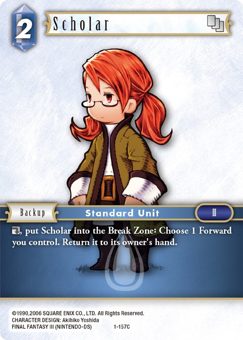 Scholar (Refia) - Opus I - Final Fantasy TCG