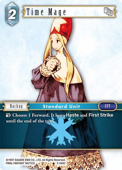 Time Mage (Female Unit) - Opus II - Final Fantasy TCG