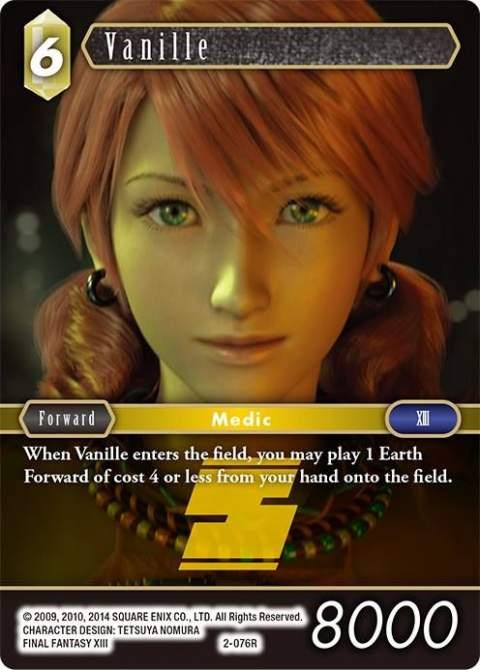 Vanille - Opus II - Final Fantasy TCG