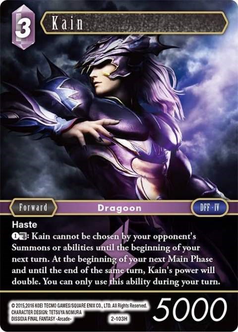 Kain (Hero) - Opus II - Final Fantasy TCG
