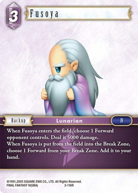 Fusoya (Rare) - Opus II - Final Fantasy TCG
