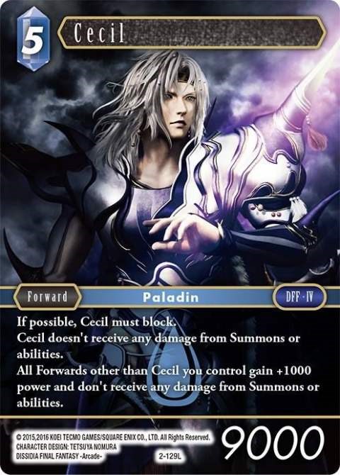 Cecil - Opus II - Final Fantasy TCG