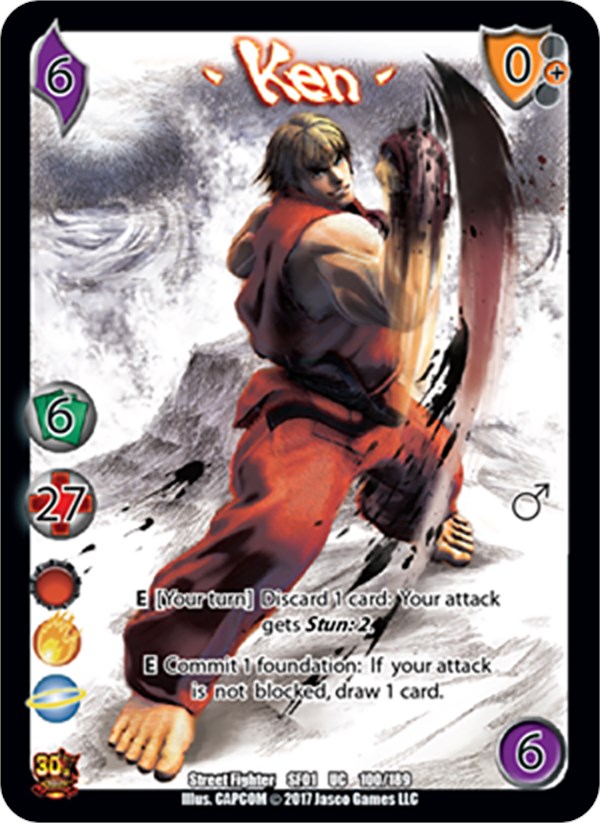 Ken - Street Fighter CCG - UniVersus