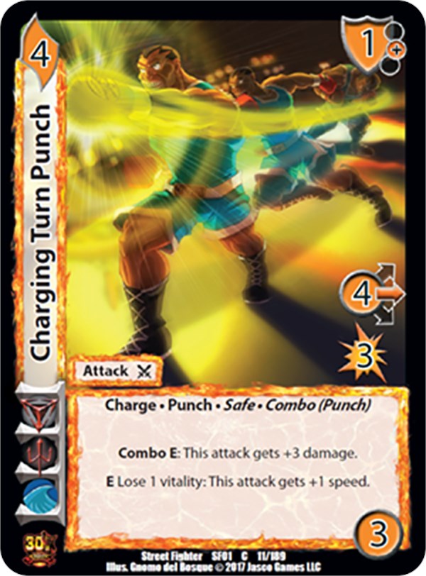 Charging Turn Punch - Street Fighter CCG - UniVersus