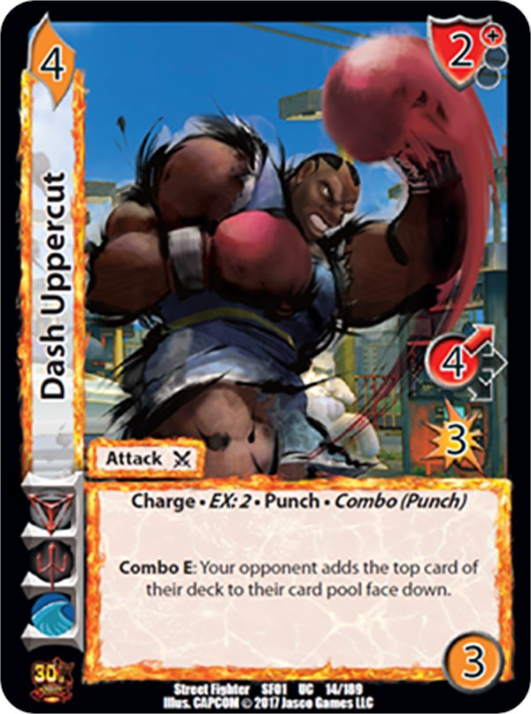Dash Uppercut - Street Fighter CCG - UniVersus