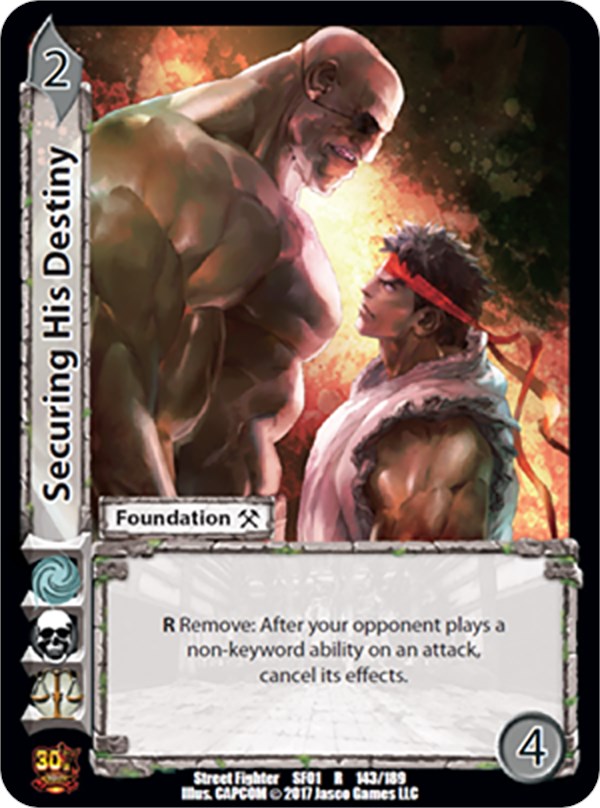 Securing His Destiny - Street Fighter CCG - UniVersus