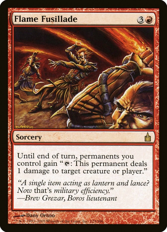 Flame Fusillade - Ravnica: City of Guilds - Magic: The Gathering