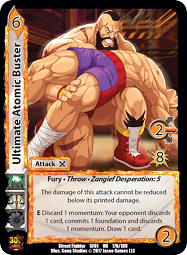 Ultimate Atomic Buster - Street Fighter CCG - UniVersus