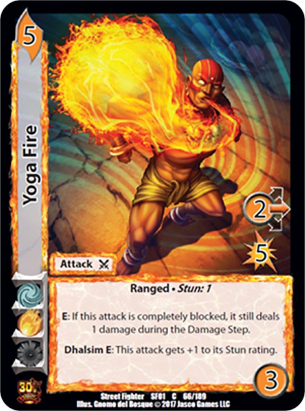 Yoga Fire - Street Fighter CCG - UniVersus