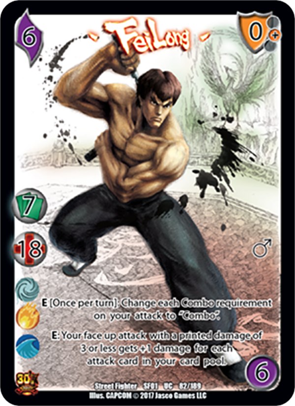 Fei Long - Street Fighter CCG - UniVersus