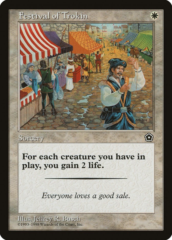 Festival of Trokin - Portal Second Age - Magic: The Gathering