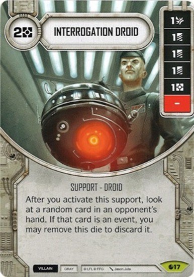 Interrogation Droid - Spirit of Rebellion - Star Wars: Destiny