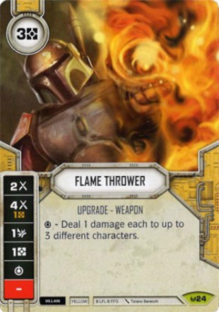 Flame Thrower - Awakenings - Star Wars: Destiny