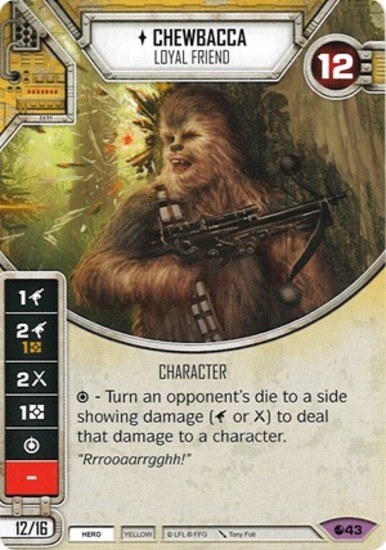 Chewbacca - Loyal Friend - Spirit of Rebellion - Star Wars: Destiny